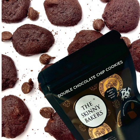 Signature Cookie Bag - Double Chocolate Chip Cookies – The Skinny Bakers
